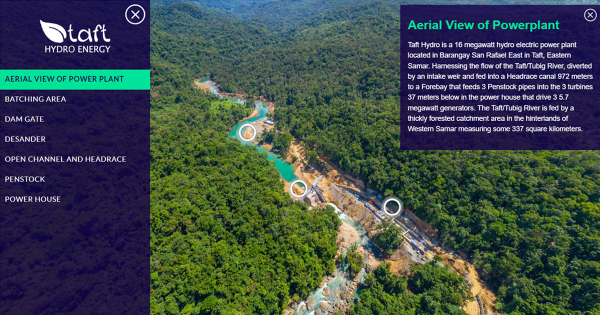 Taft Hydro Energy Power Plant 360 Virtual Tour
