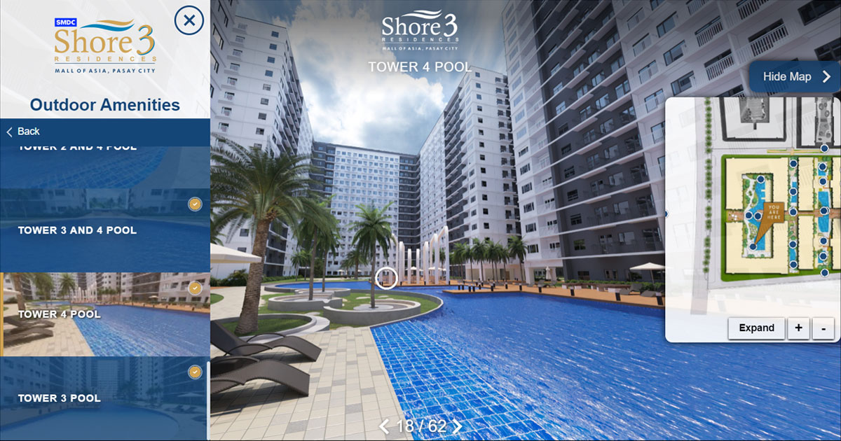 SMDC Shore 3 Residences 360 Virtual Tour